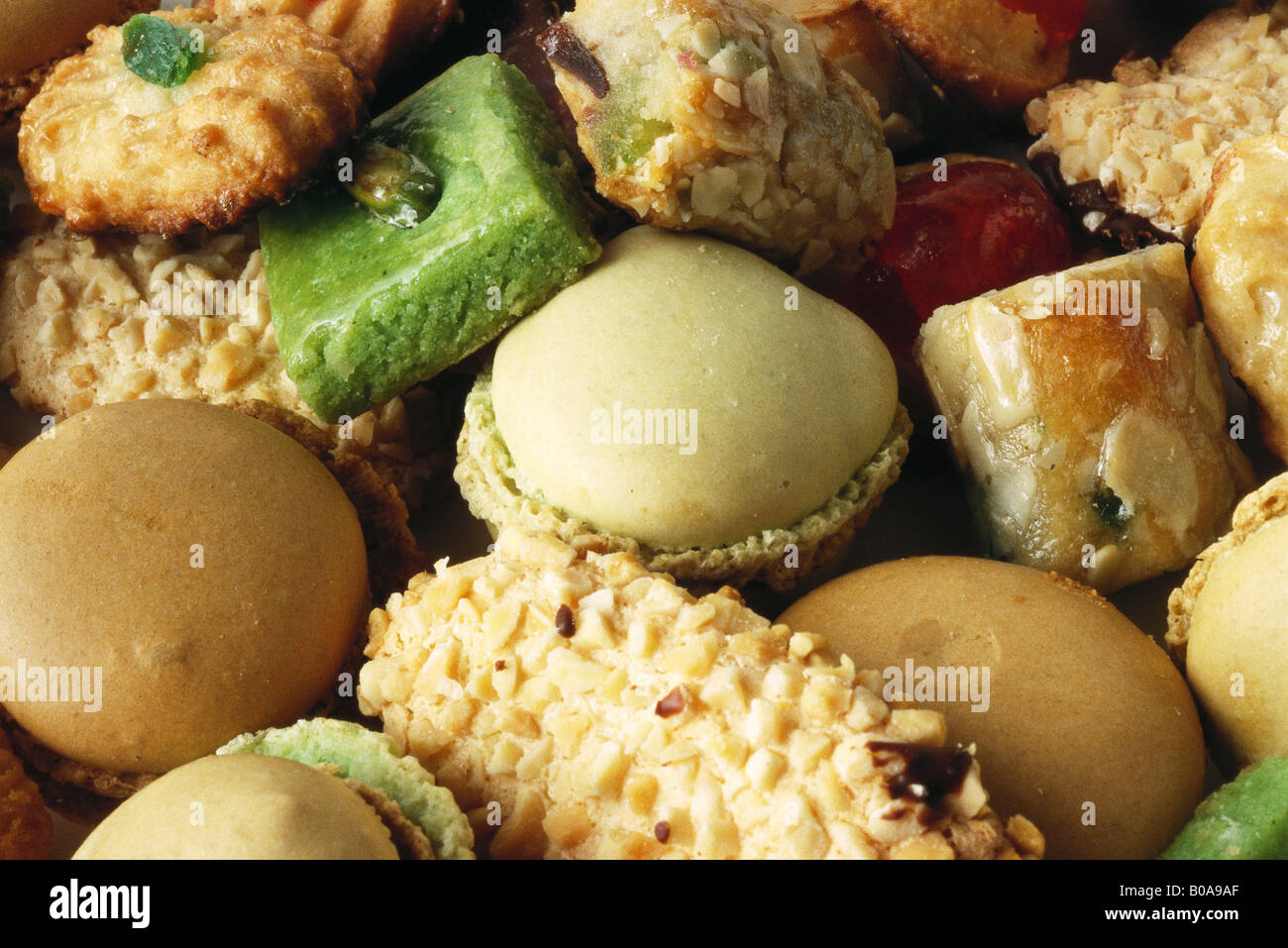 Assorted cookies, close-up, full frame Stock Photo - Alamy