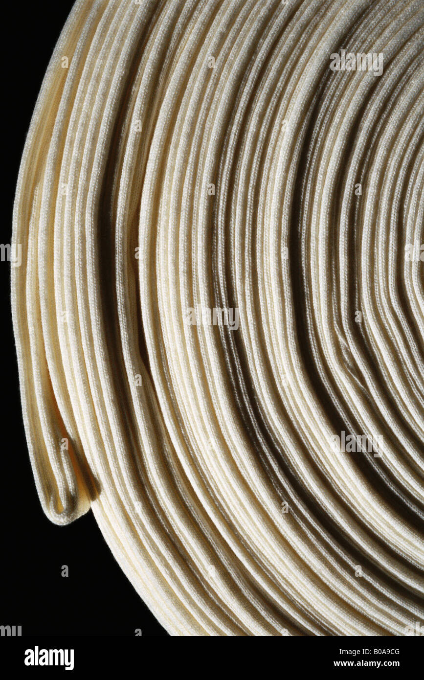 Coiled fabric, extreme close-up Stock Photo - Alamy