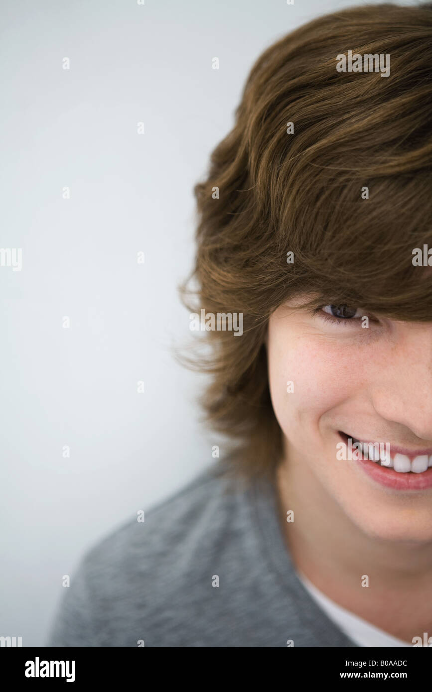 Boy smile dimple hi-res stock photography and images - Alamy