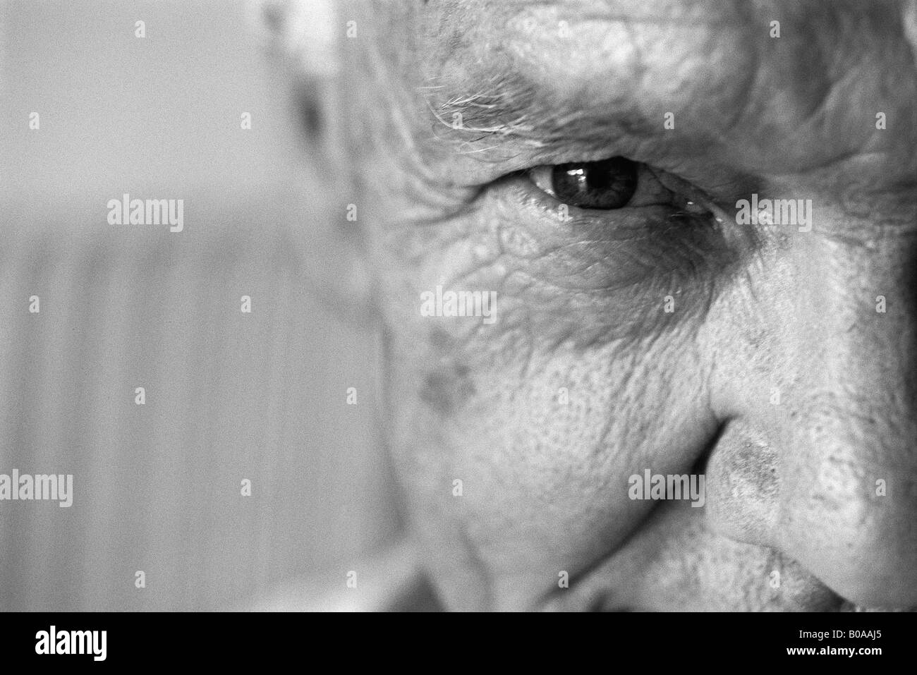 White man looking empty Black and White Stock Photos & Images - Alamy