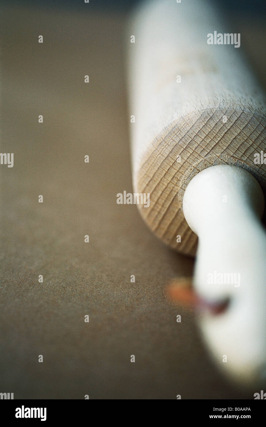 Rolling pin, close-up Stock Photo - Alamy