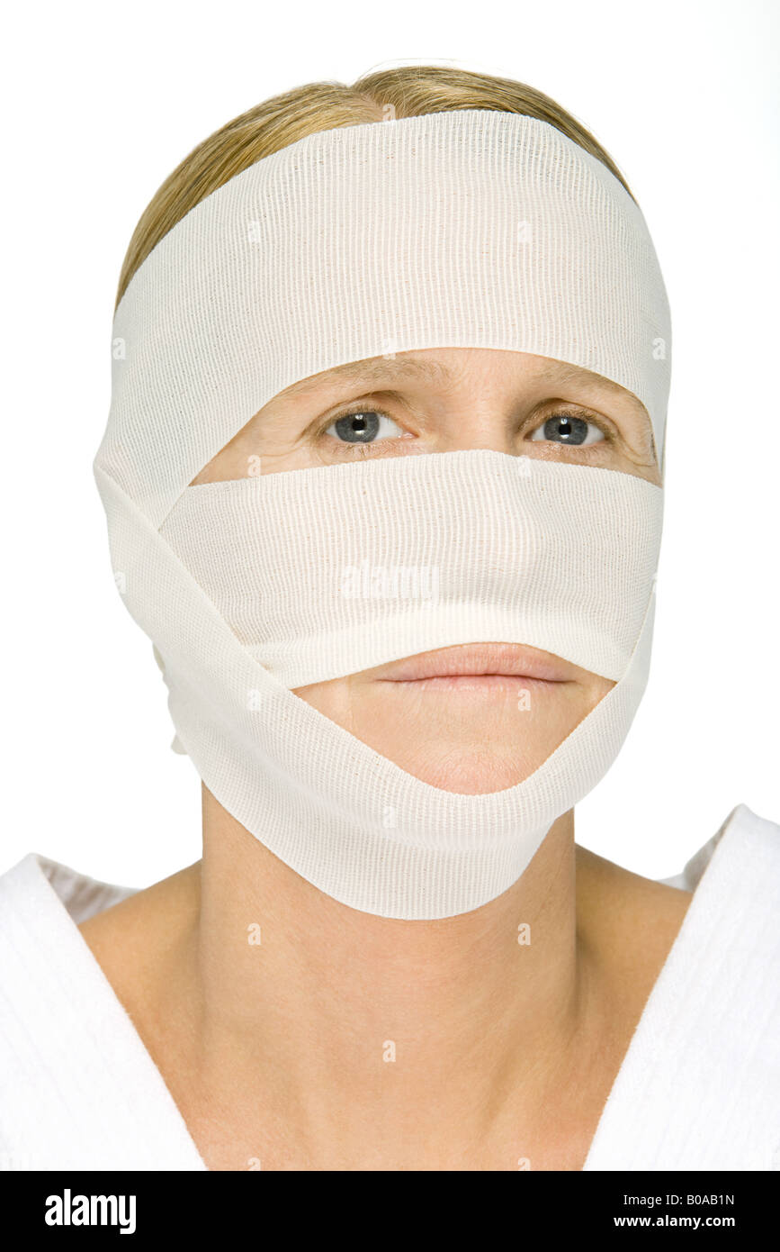 Bandaged face store