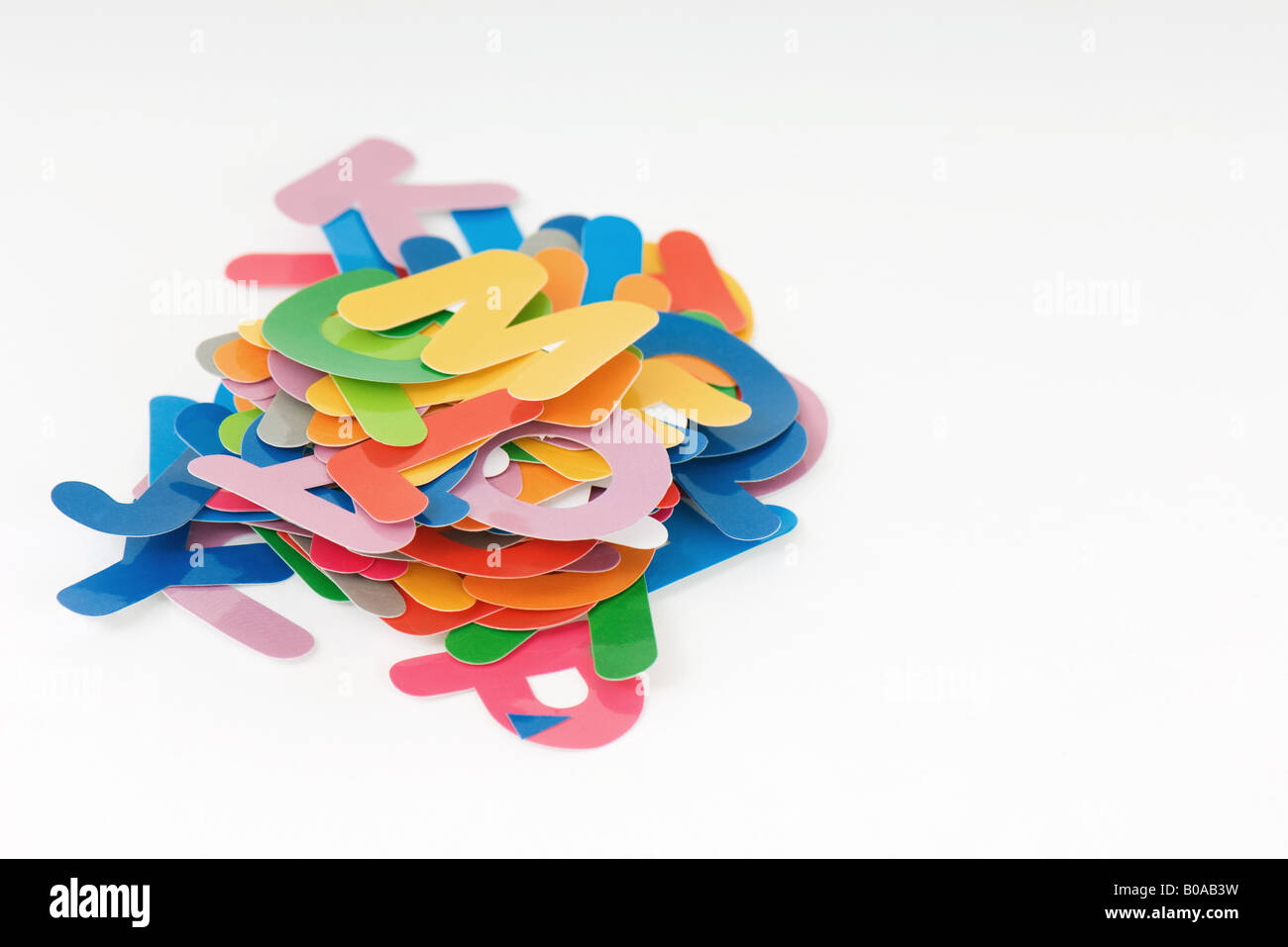 Colorful alphabet letters Stock Photo - Alamy