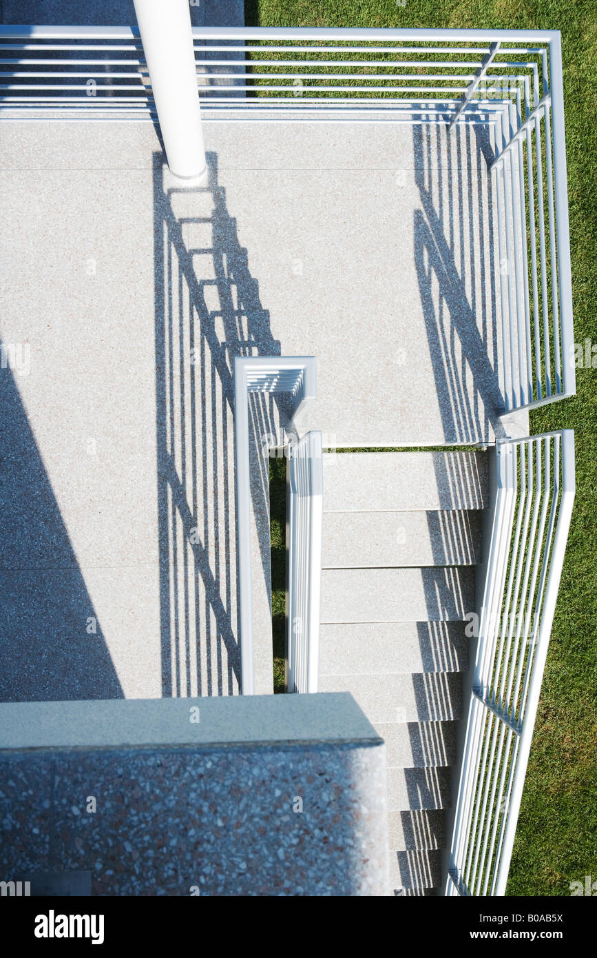 Staircase, high angle view Stock Photo - Alamy