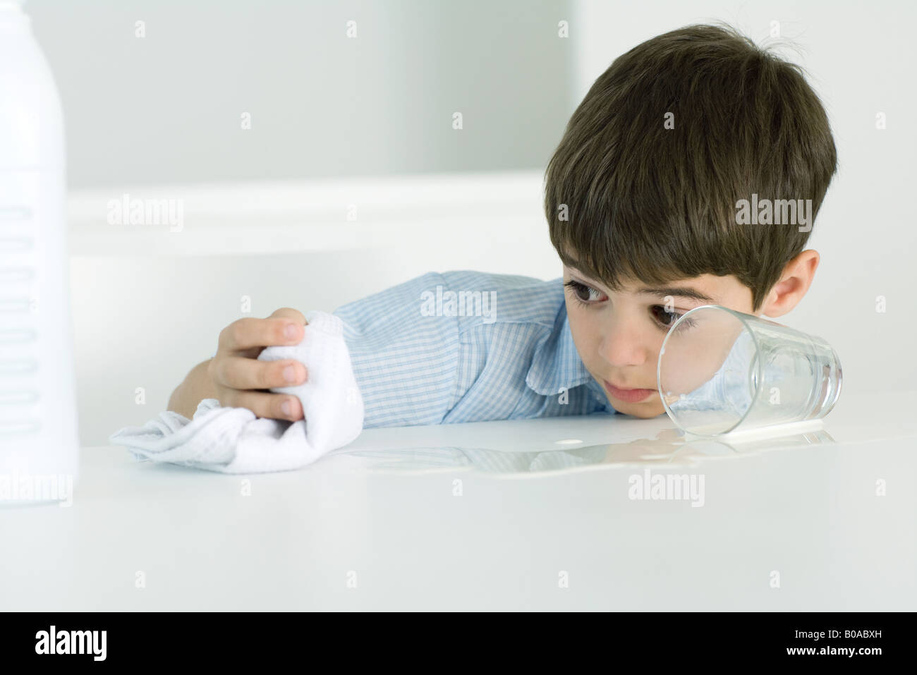 Spilled Milk Child Stock Photos & Spilled Milk Child Stock Images - Alamy