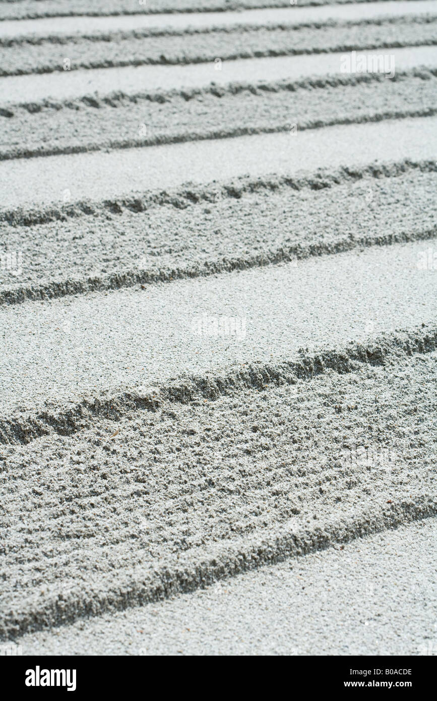 Striated patterns in gravel, close-up Stock Photo - Alamy
