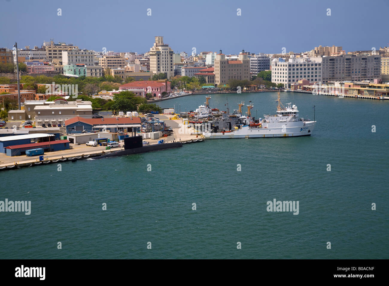 The Port or Harbor of San Juan Puerto Rico Stock Photo - Alamy