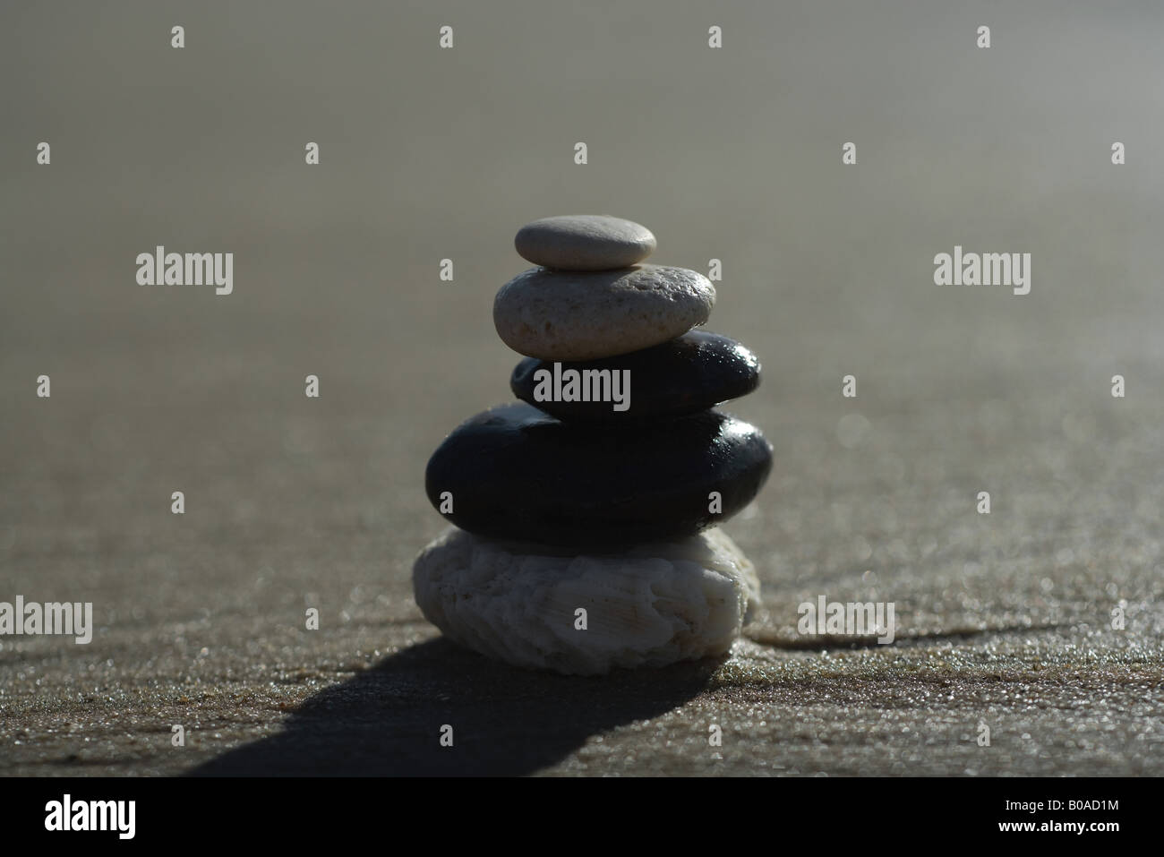 Stacked pebbles, close-up Stock Photo - Alamy