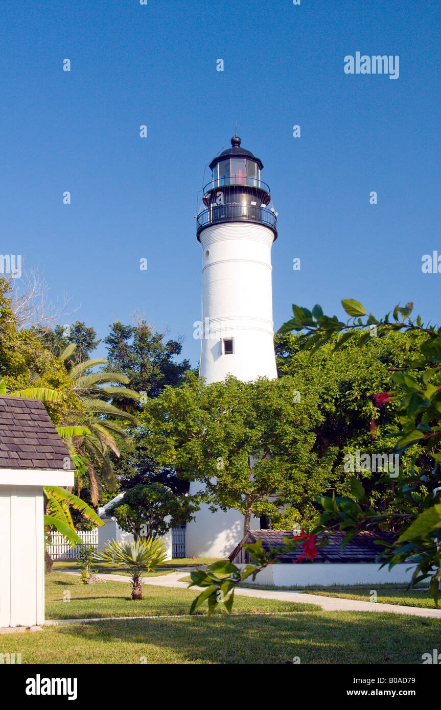 The historic Key West Lighthouse Key West Florida USA Stock Photo - Alamy