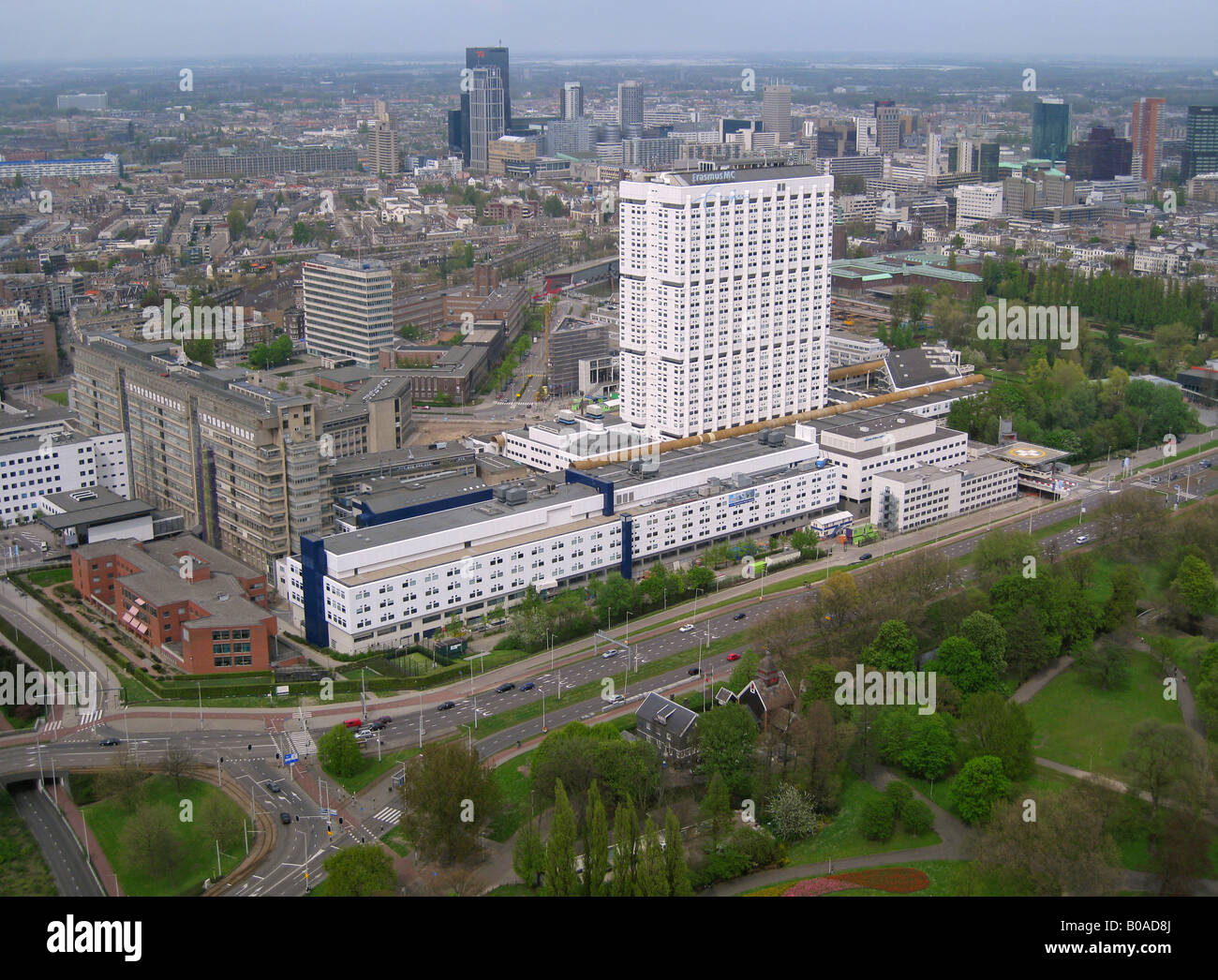 Aerial view Erasmus Medical Center in Rotterdam Stock Photo - Alamy
