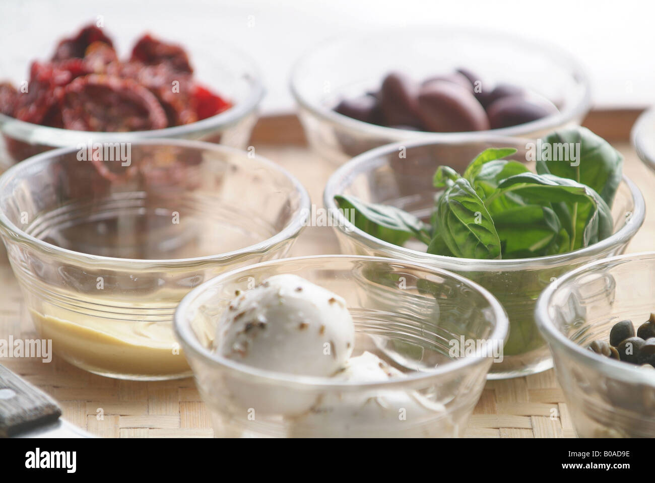 Ingredients laid out in preparation to cook Stock Photo - Alamy