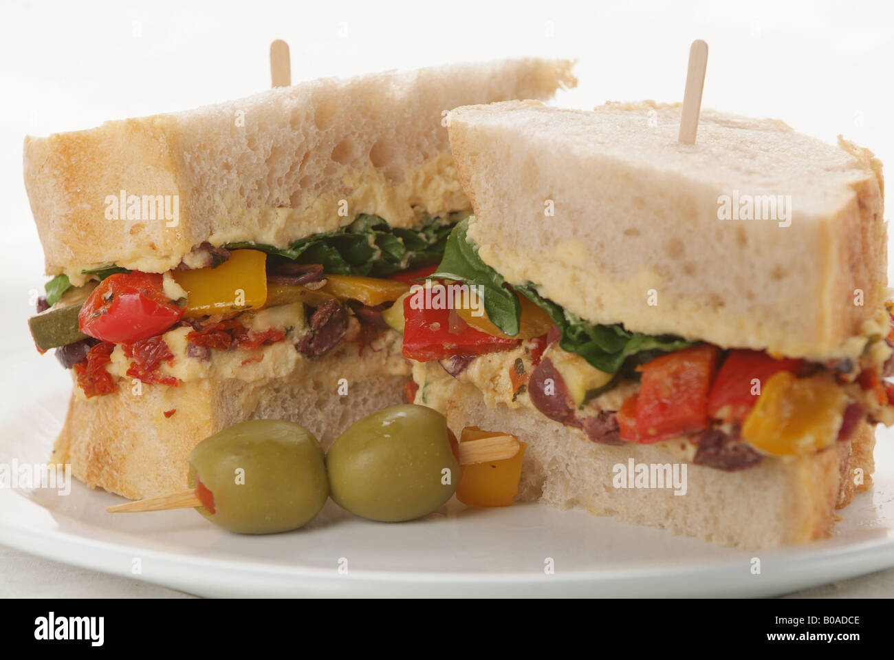 A deliciously prepared sandwich Stock Photo - Alamy