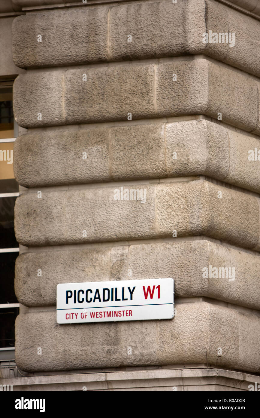Piccadilly Circus sign in London England UK Stock Photo - Alamy
