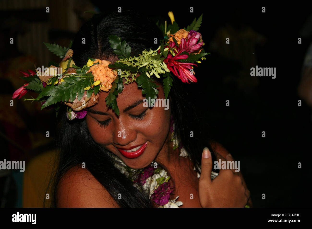 Polynesian Lady High Resolution Stock Photography and Images - Alamy