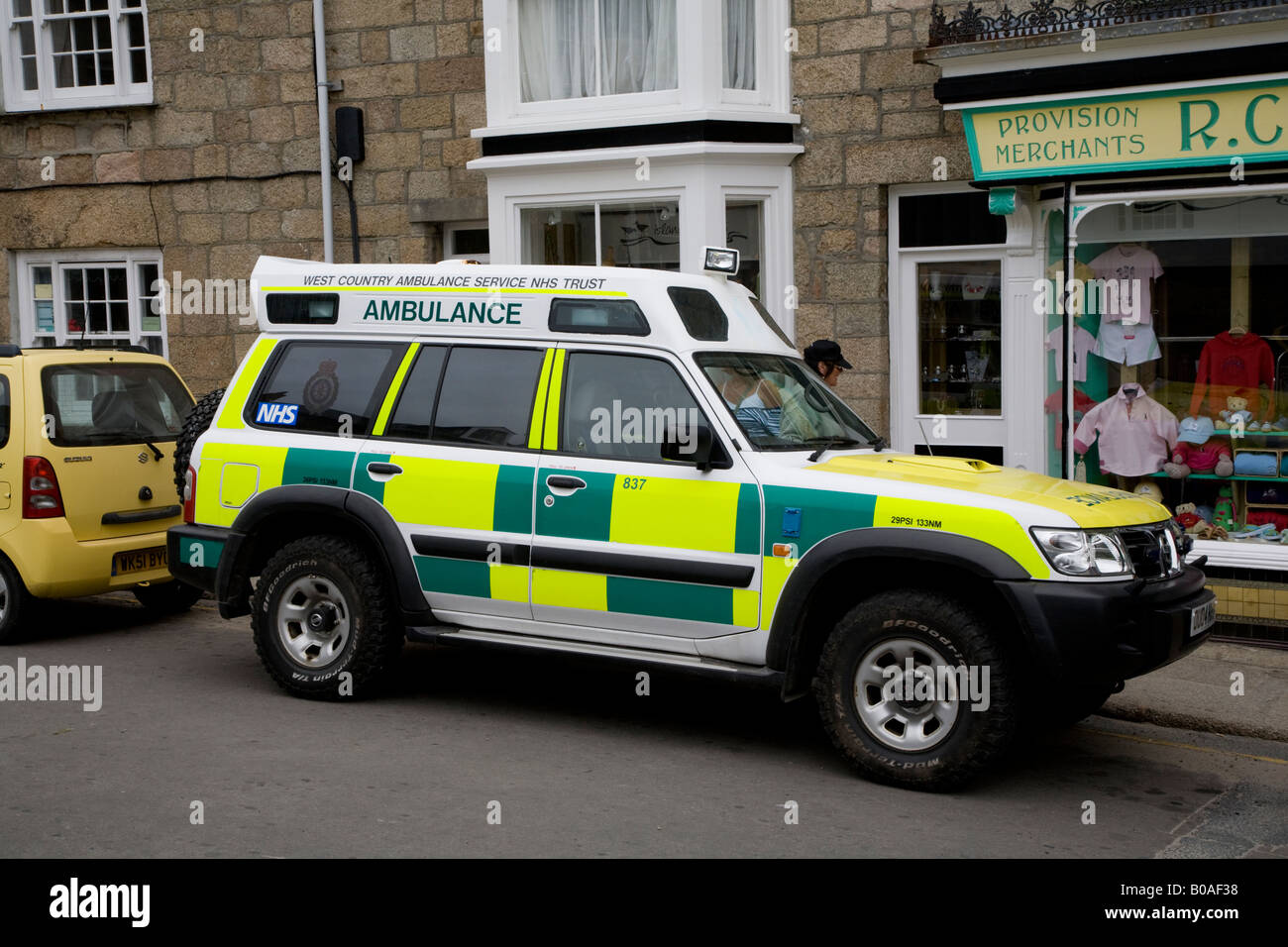 Ambulance St Mary s Isles of Scilly Stock Photo - Alamy