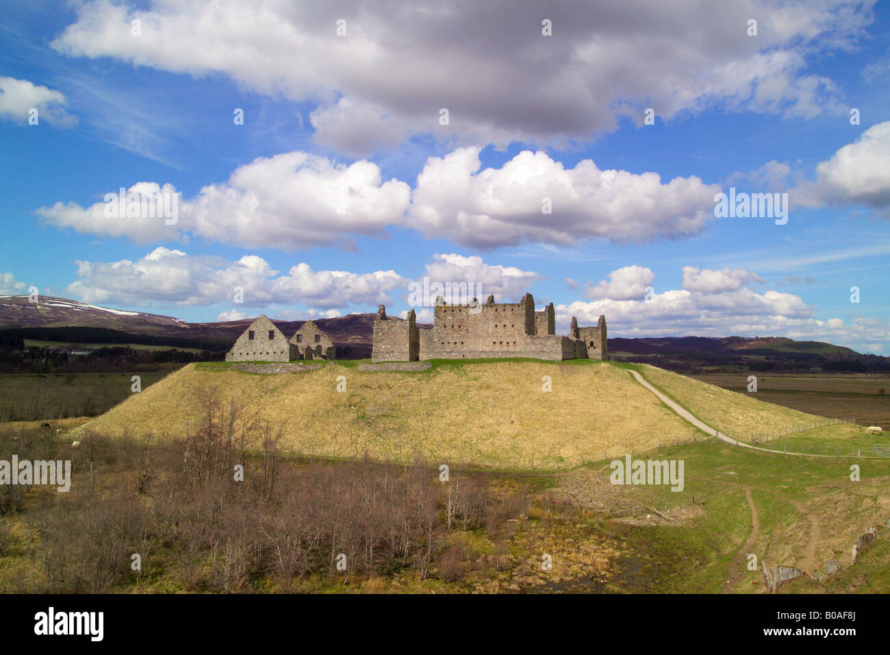 Ruthven Barracks highlands scotland british isles uk Stock Photo - Alamy