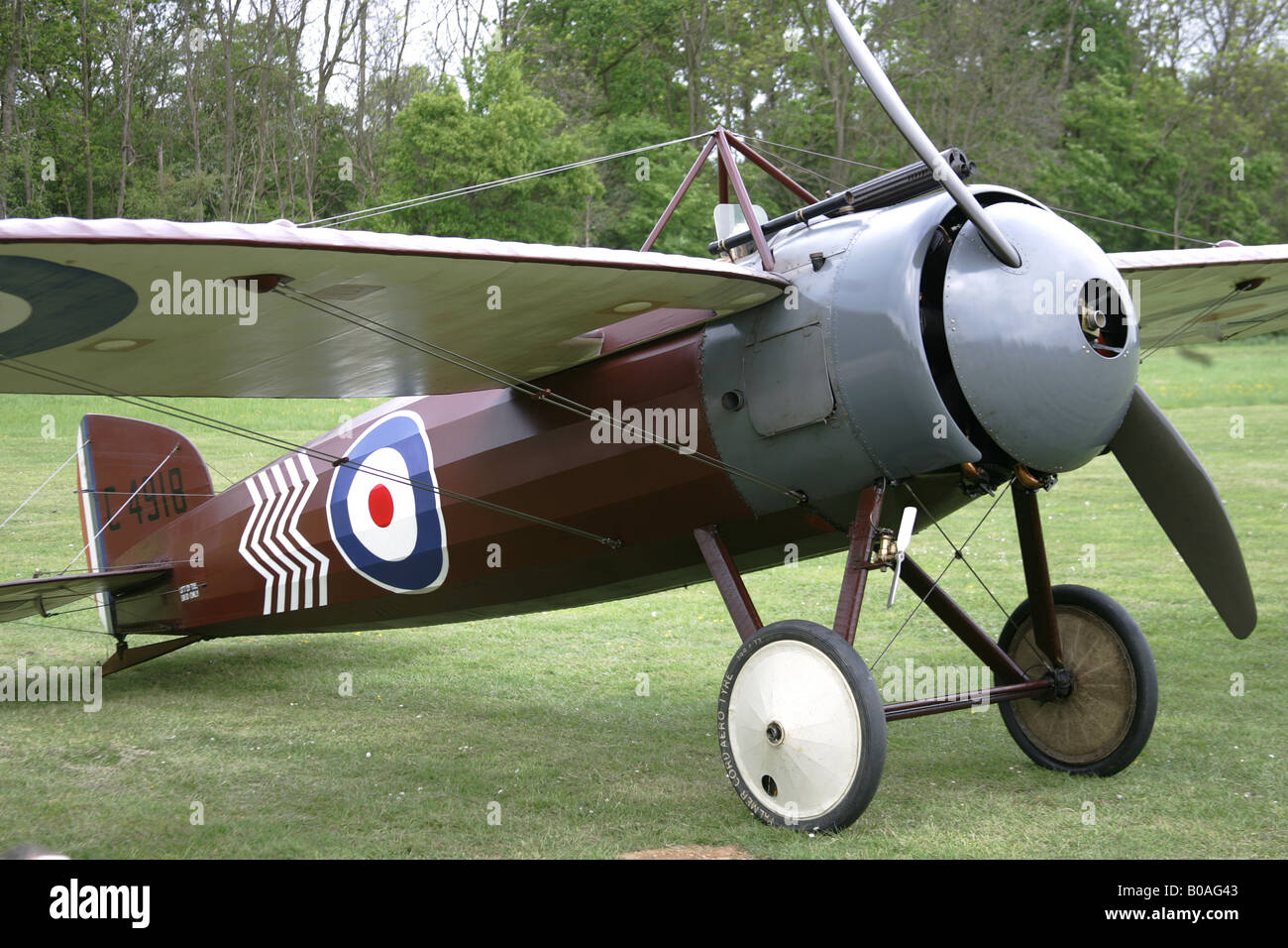 BRISTOL M1C REPLICA VINTAGE AIRCRAFT ,SHUTTLEWORTH Stock Photo - Alamy