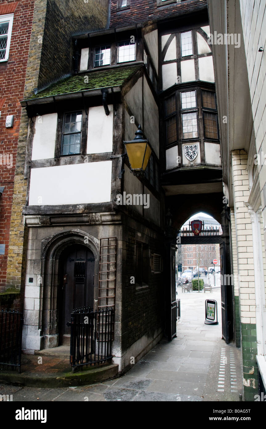 Gatehouse to St Bartholomew the Great, Smithfield, London, England ...
