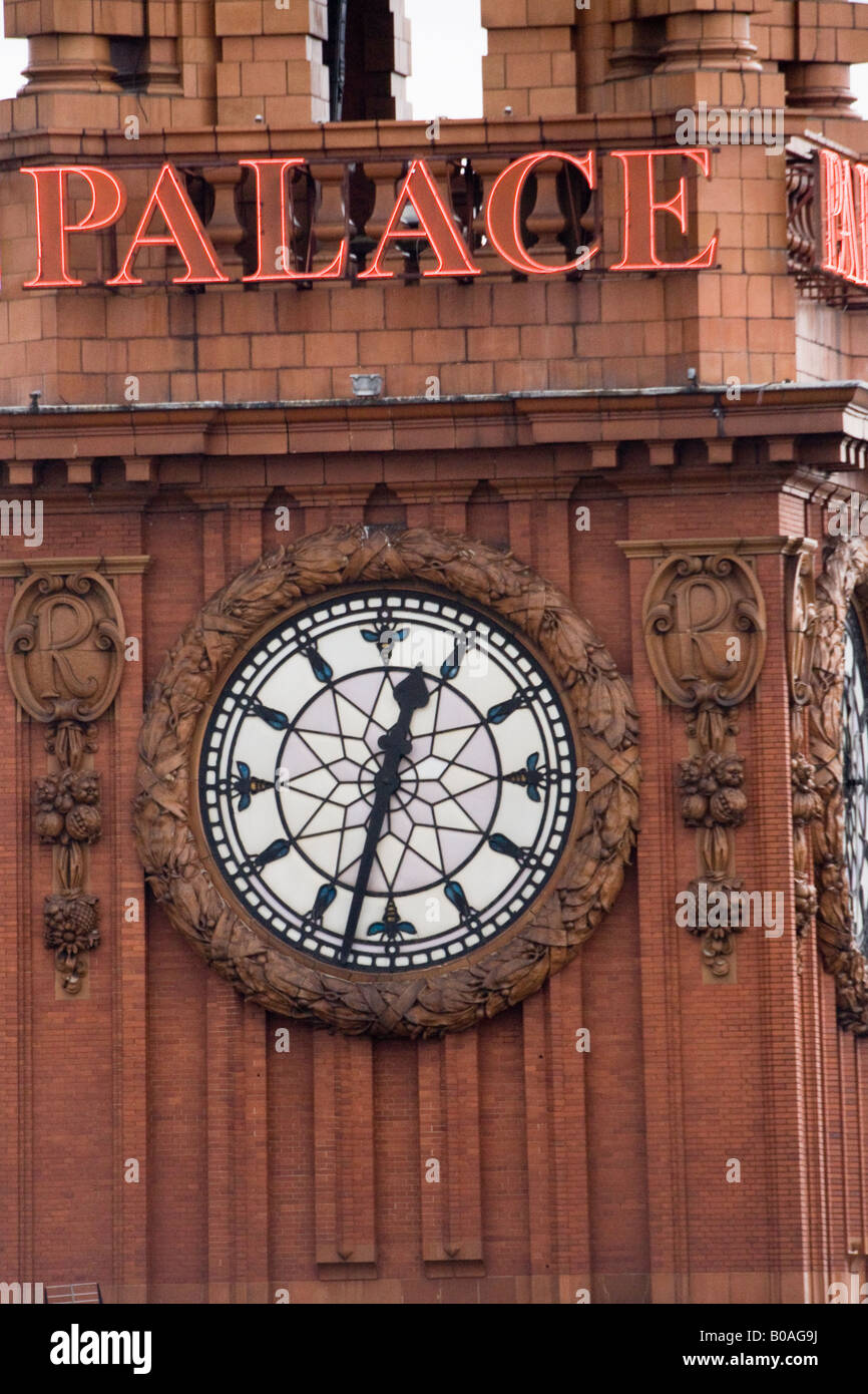 Imposing clock tower to the Palace Hotel formerly the Refuge Assurance ...