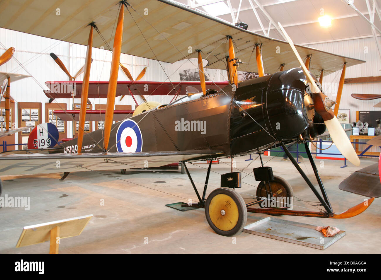 AVRO 504 WW1 VINTAGE BIPLANE FIGHTER AIRCRAFT Stock Photo - Alamy