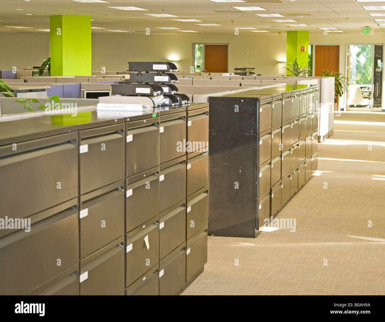 Corporate work area cubicle hi-res stock photography and images - Alamy