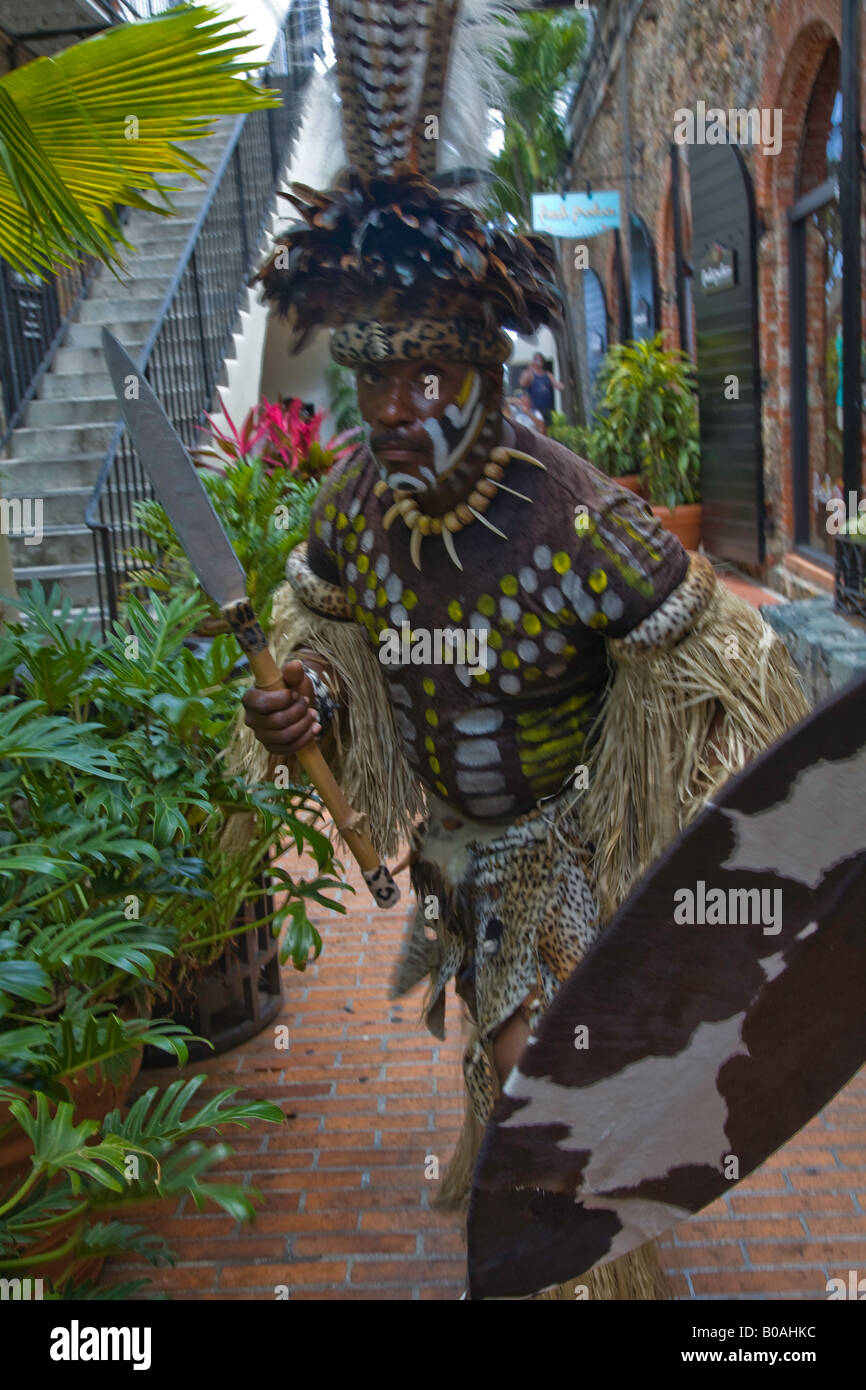 Voodoo Man at Caribbean annual carnival festival Stock Photo - Alamy