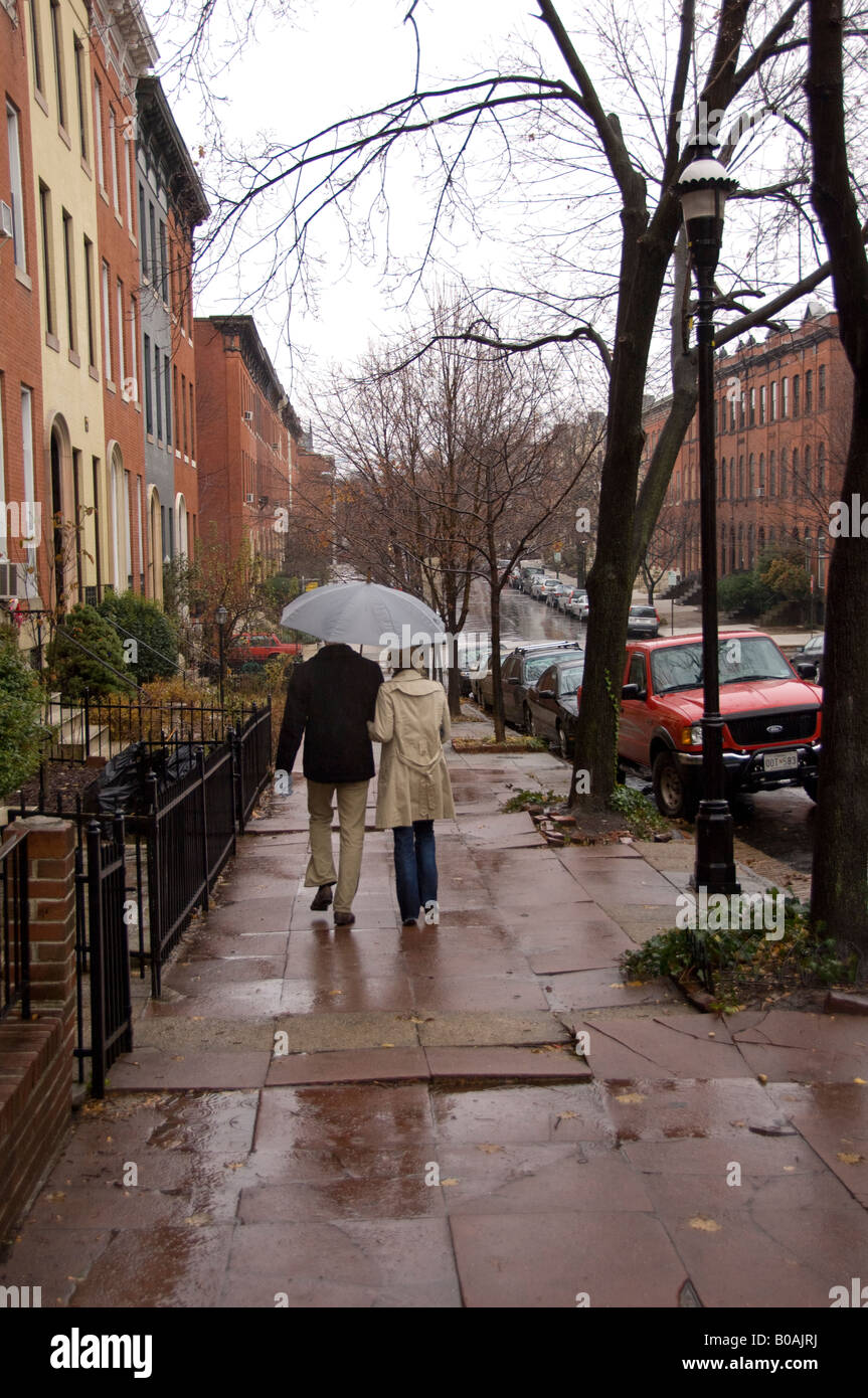 People walking the streets of Baltimore Stock Photo - Alamy