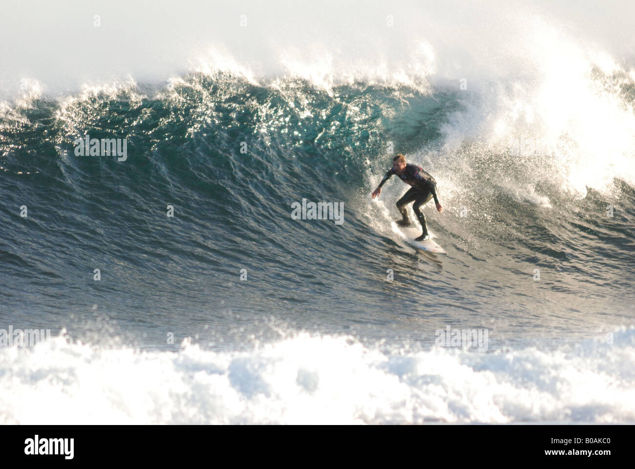 Sam Lamiroy competes in the highland open surfing competition at Brimms ...