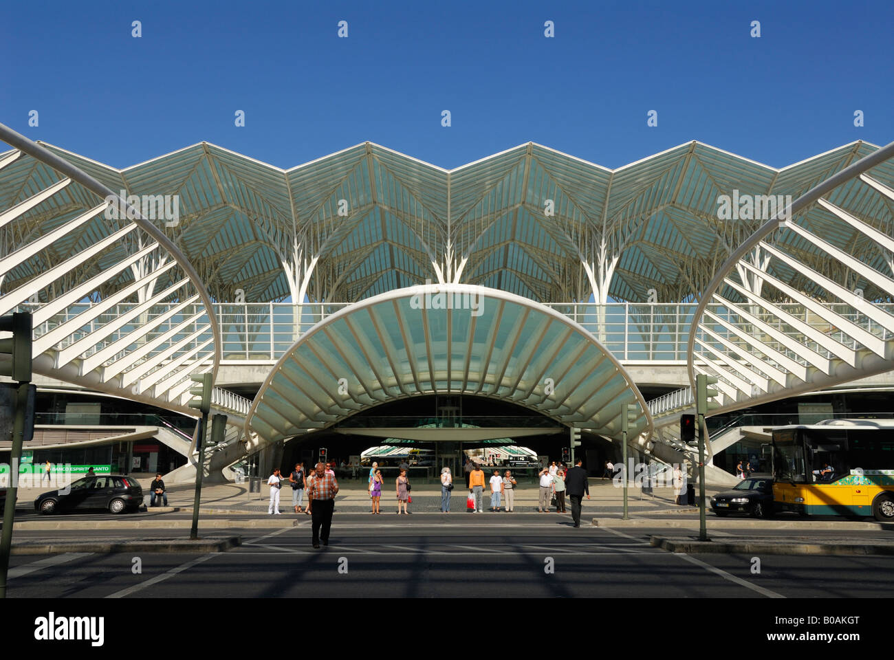 Lisbon Portugal Estacao do Oriente Oriente railway station at the ...