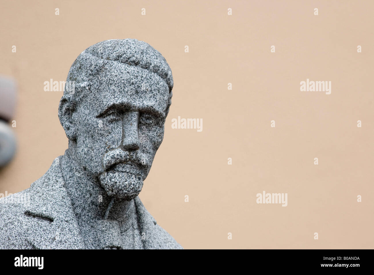 Stone statue of Sir Henry Atkinson, at Lopdell House Stock Photo - Alamy
