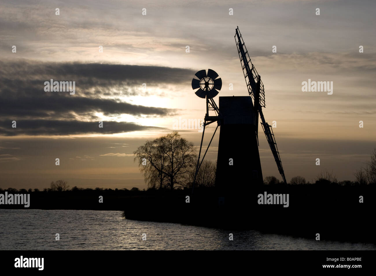 Turf Fen Windmill, Broadland, Norfolk Stock Photo - Alamy
