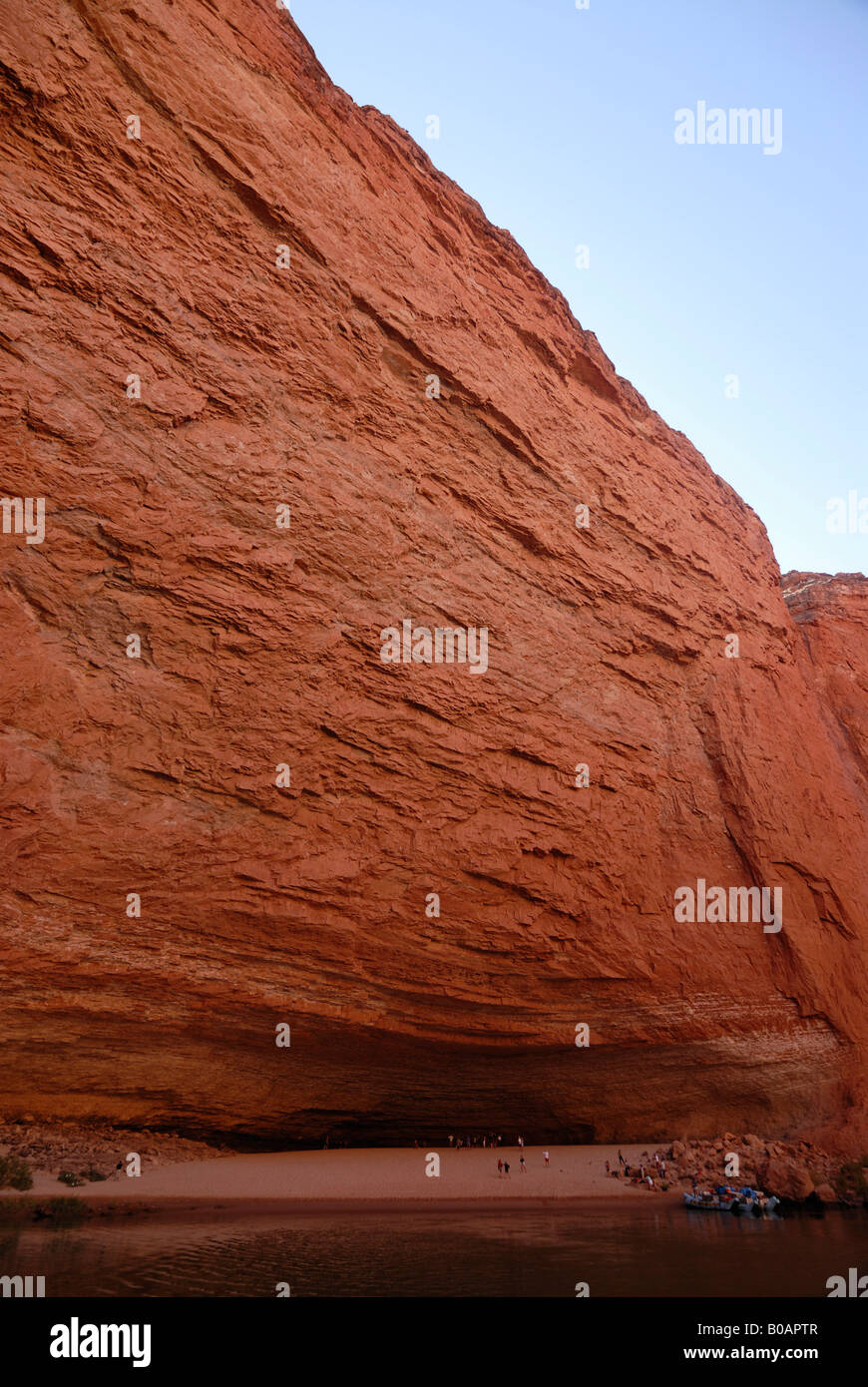 The redwall cavern a giant cave in the walls of the grand Canyon seen ...