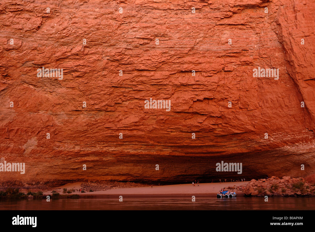 The Redwall Cavern A Giant Cave In The Walls Of The Grand Canyon Seen