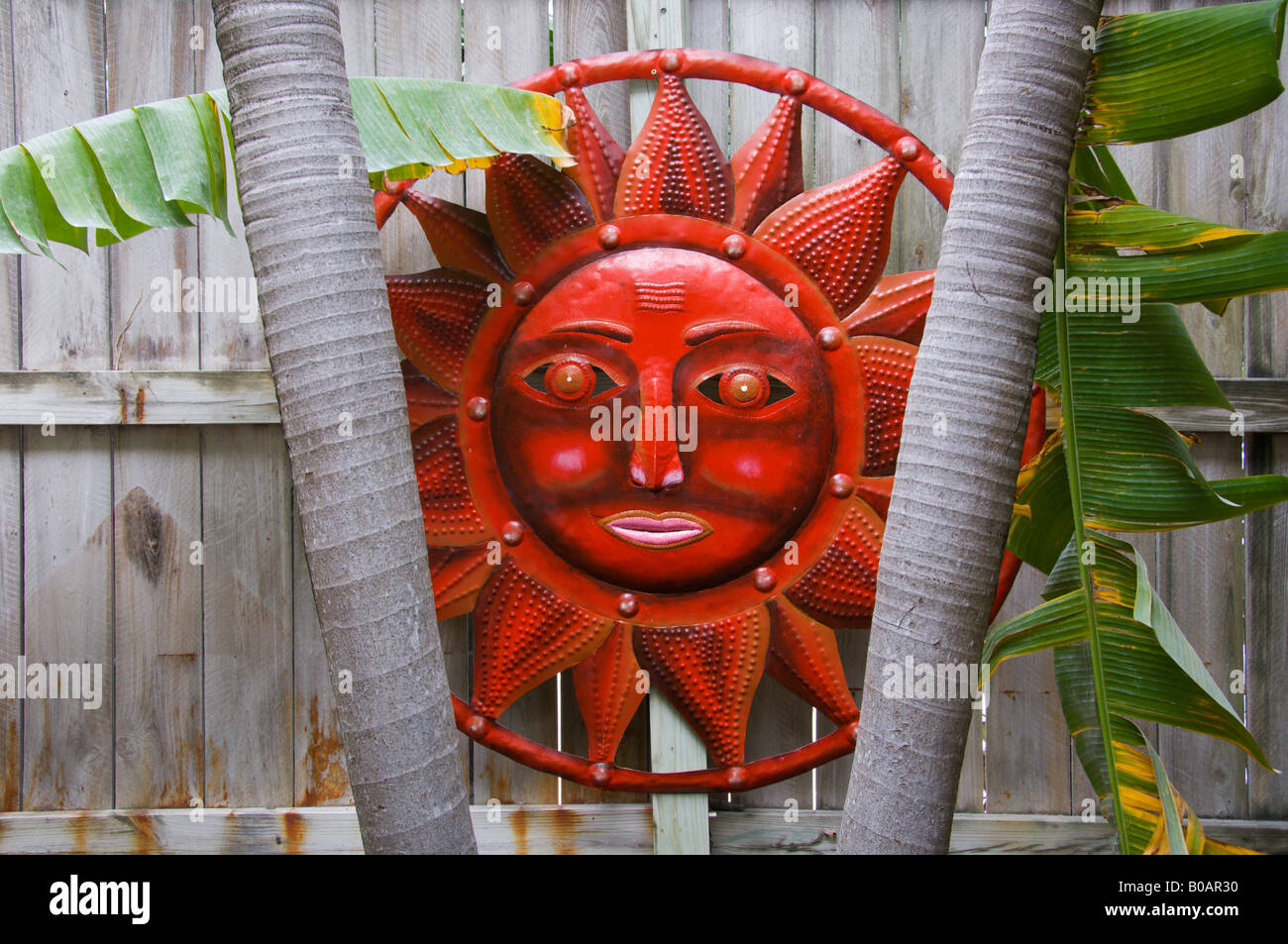 New Age Sun icon in the Florida Keys USA Stock Photo - Alamy