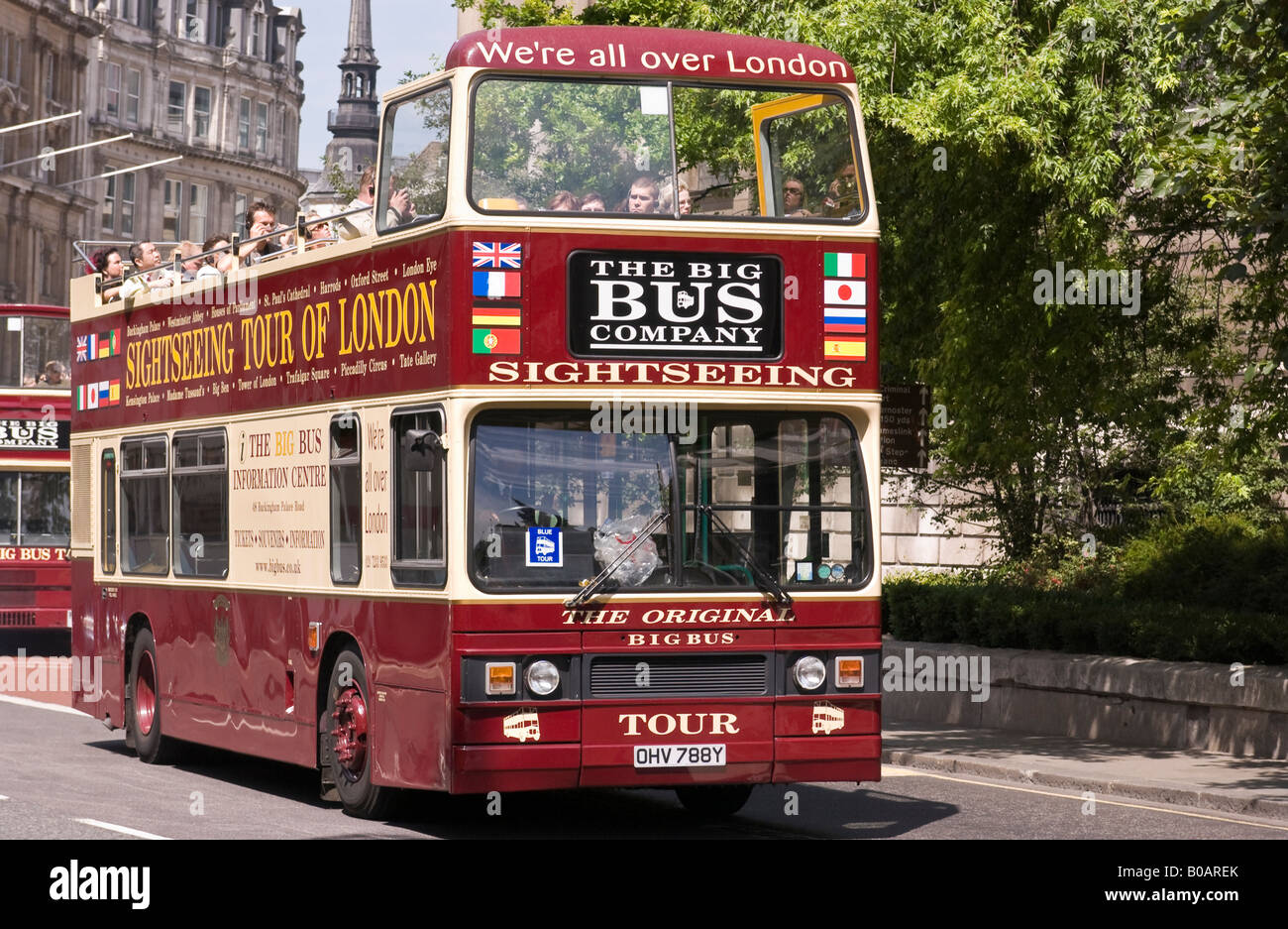 London Tour Bus Stock Photo - Alamy