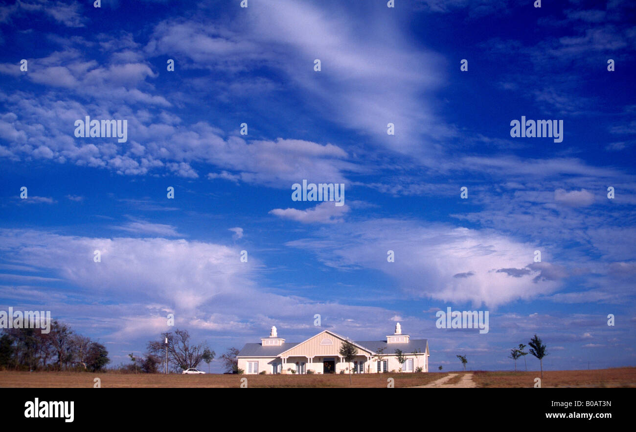 Texas USA Ranch And Landscape Stock Photo - Alamy