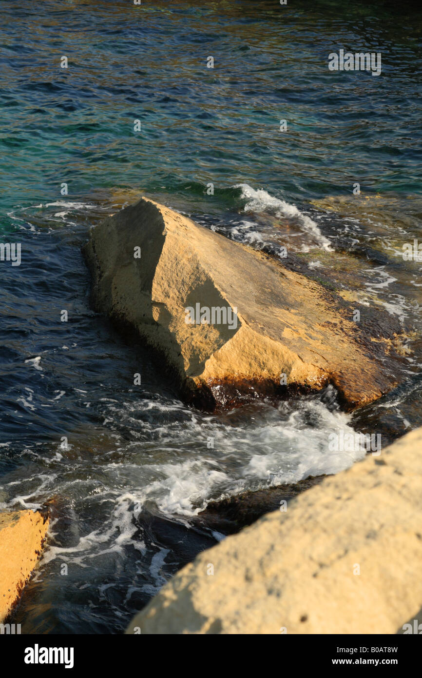 Malta beach rocks hi-res stock photography and images - Alamy