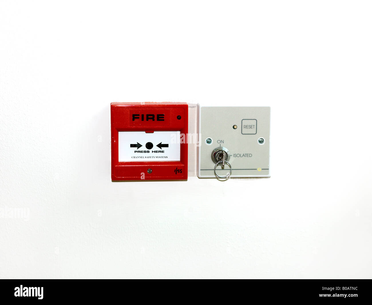 Fire Alarm Warning System Stock Photo - Alamy