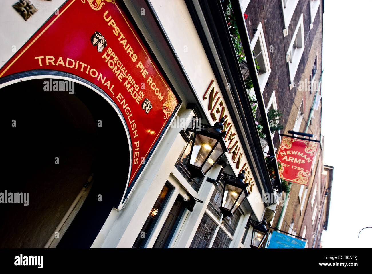 Newman arms public house Rathbone Street London known for it s pie room ...
