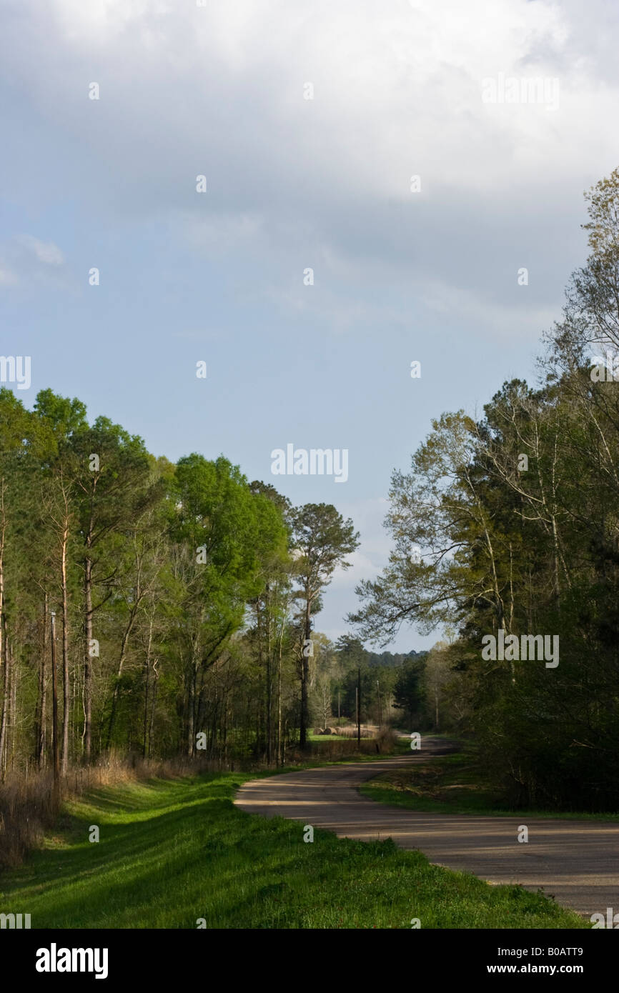 Country Road in Rural America Stock Photo - Alamy