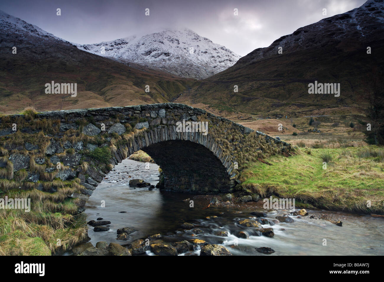 Butterbridge, drover's road in Glen Kinglas, Trossachs National Park ...