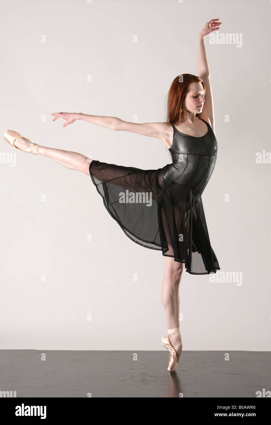 Young beautiful Ballerina Stock Photo - Alamy
