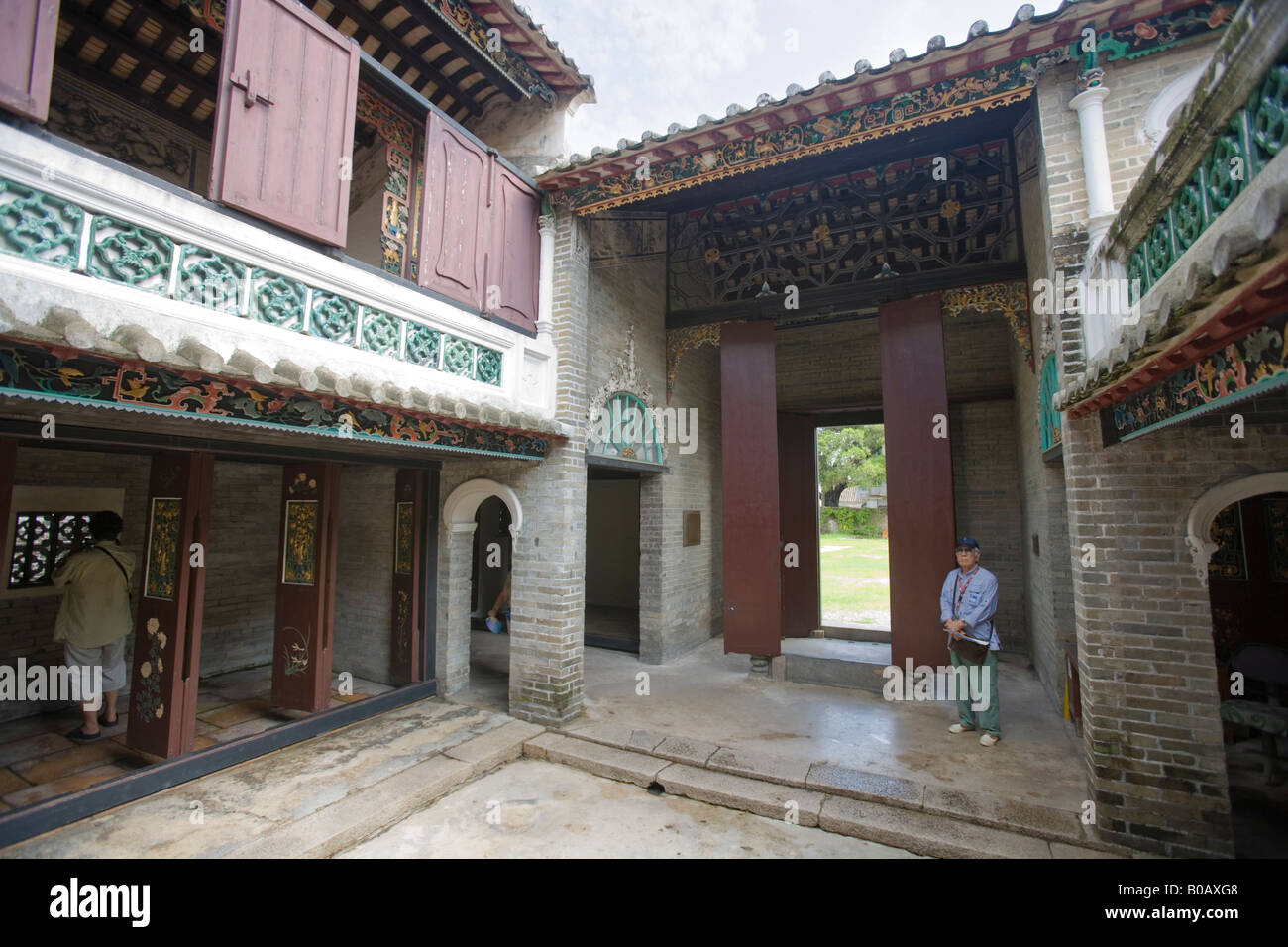 Tai Fu Tai Mansion New Territories Hong Kong Stock Photo - Alamy