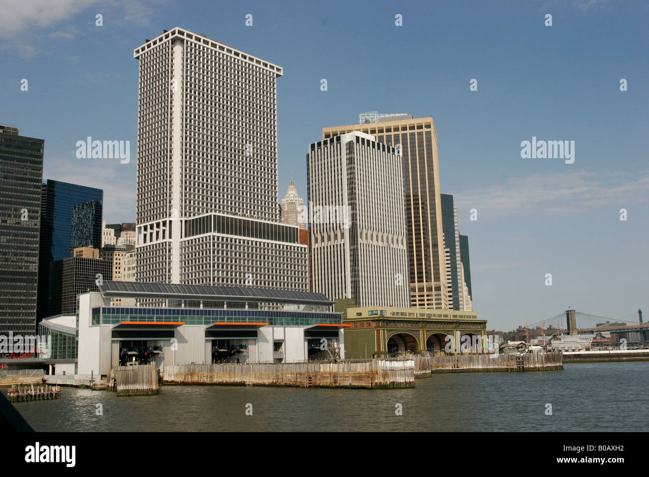 South ferry port , Manhattan, New York United States of America Stock ...