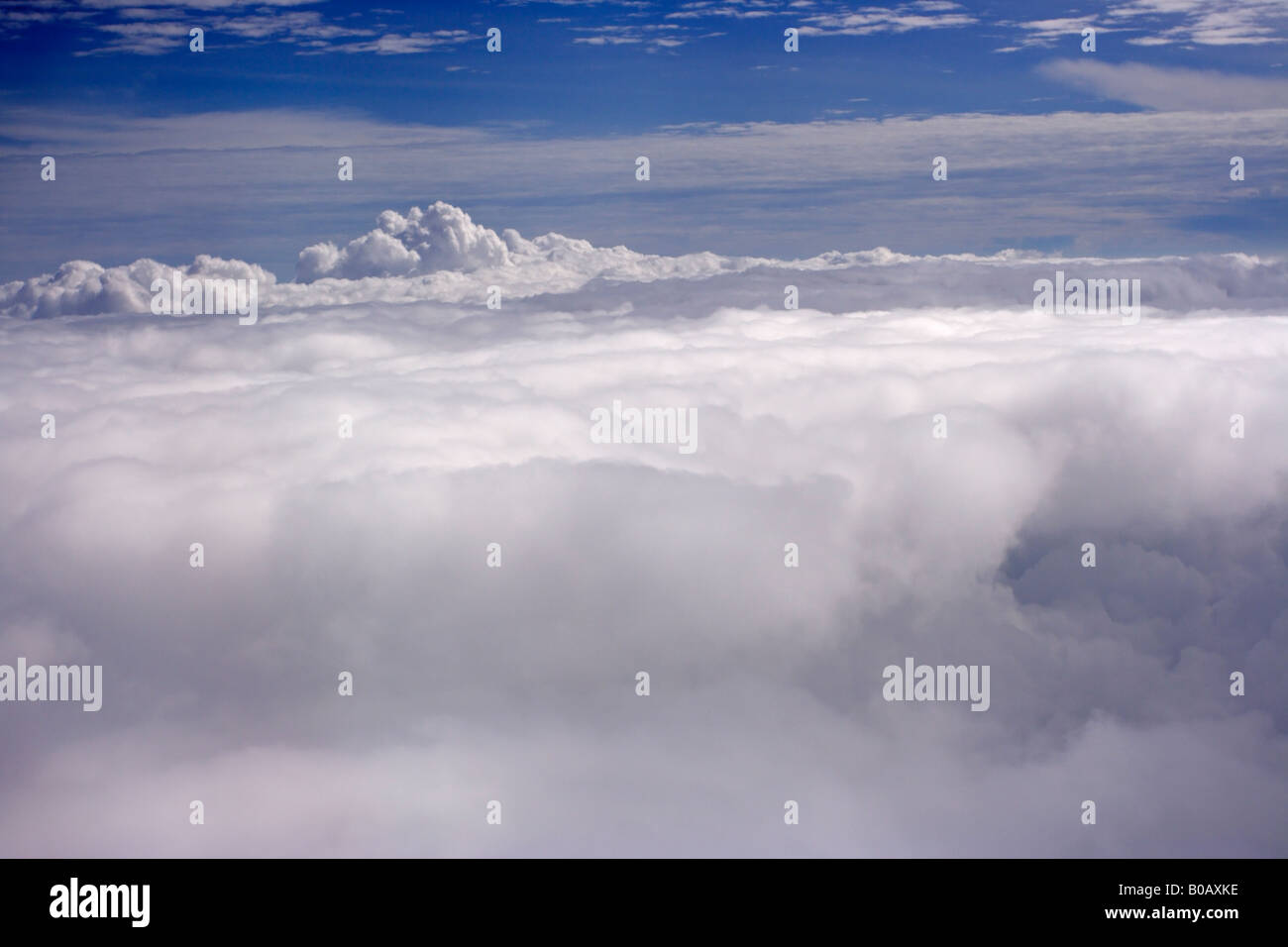 Aerial view of cloud formation from an airplane Stock Photo - Alamy