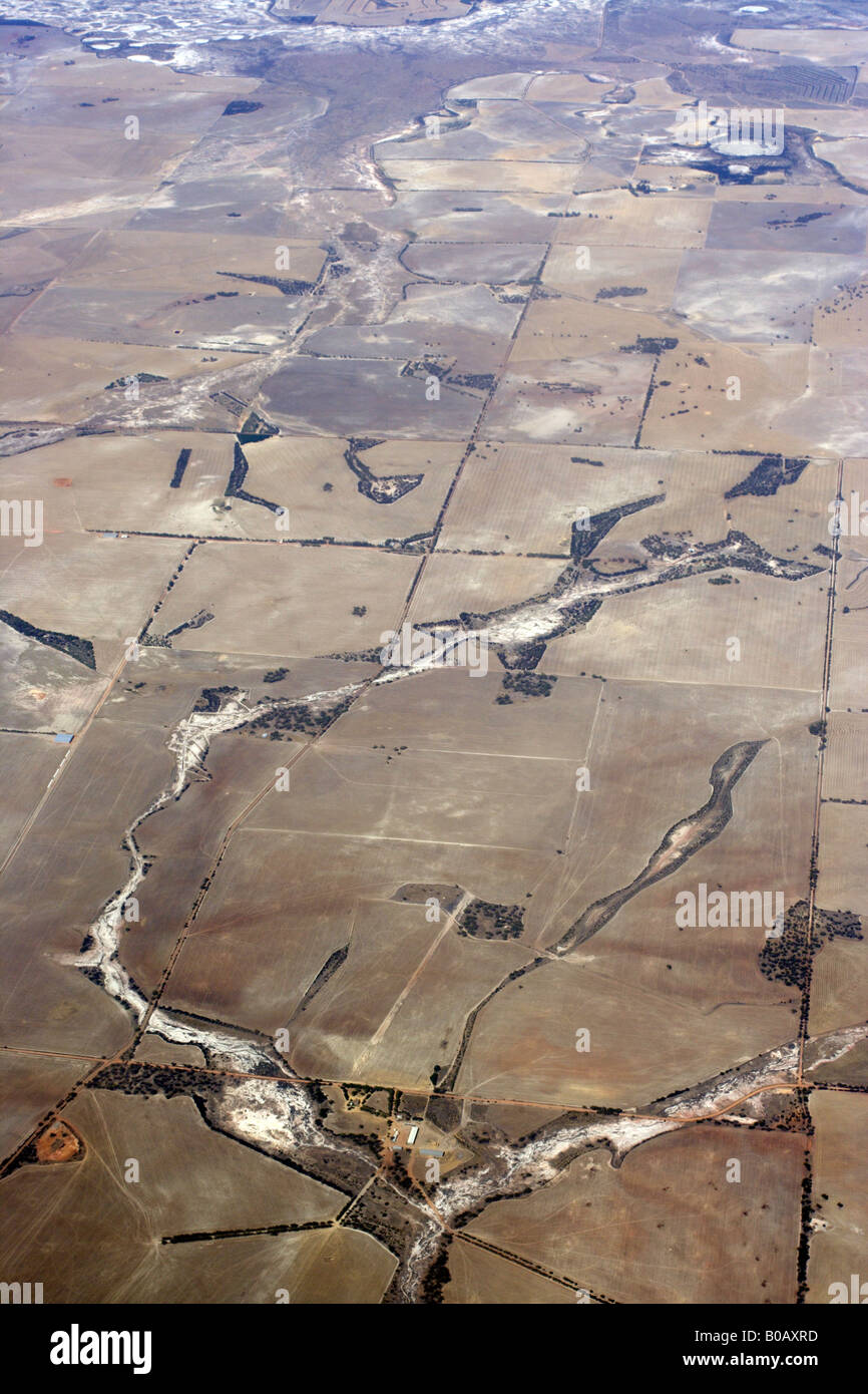 Aerial view of desert near Perth, Western Australia Stock Photo - Alamy