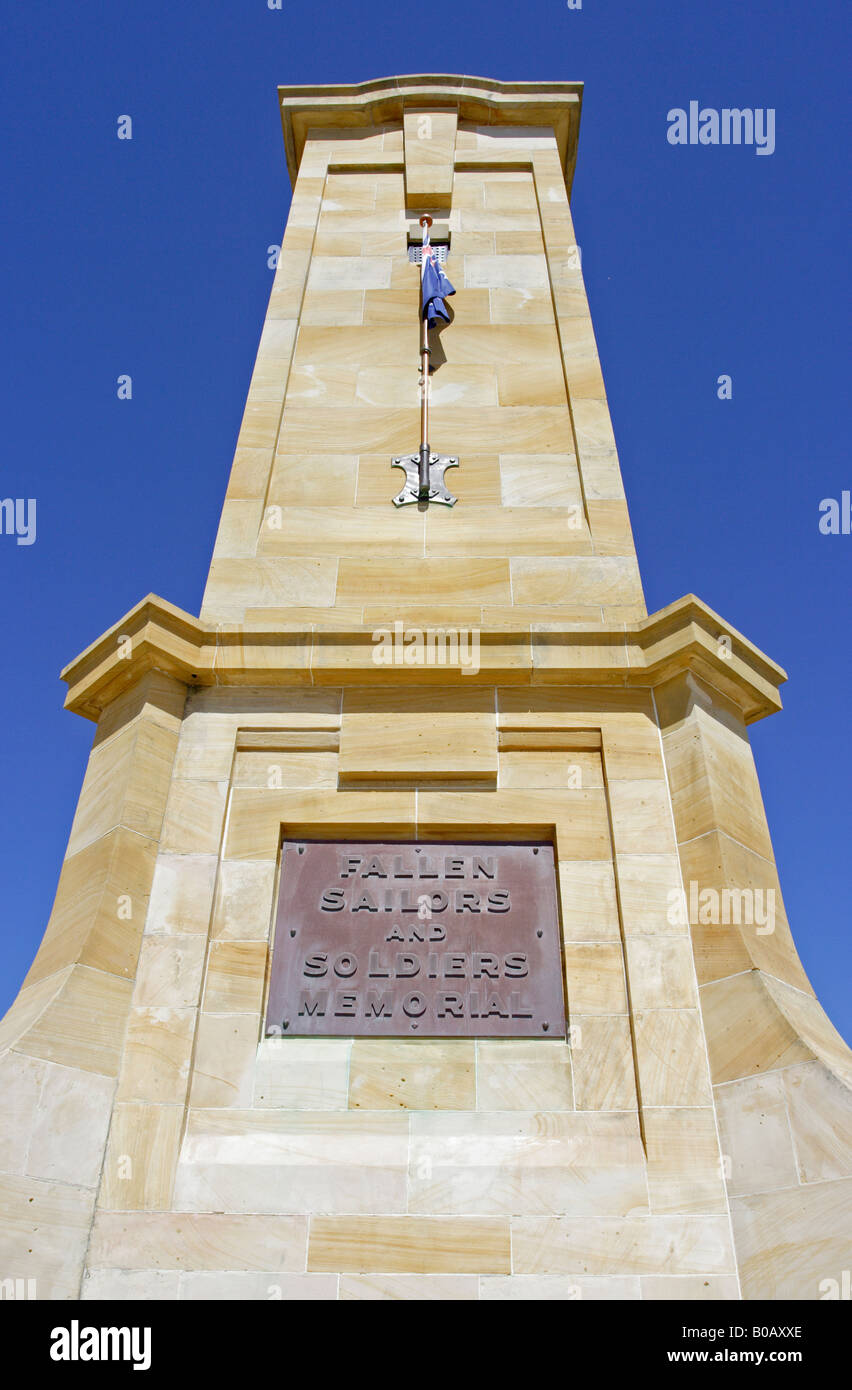 Fallen sailors and soldiers memorial at Fremantle, Western Australia ...