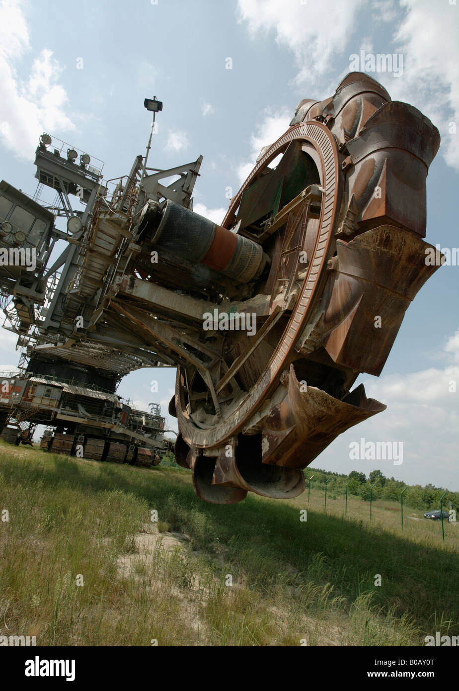 An old coal digger, Welzow, Germany Stock Photo - Alamy