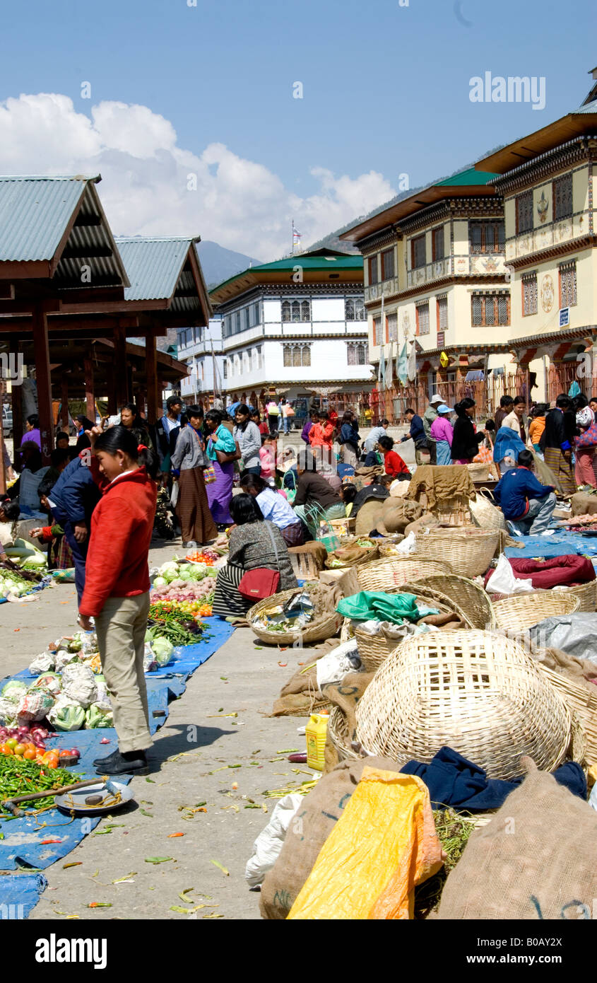 Paro market bhutan hi-res stock photography and images - Alamy