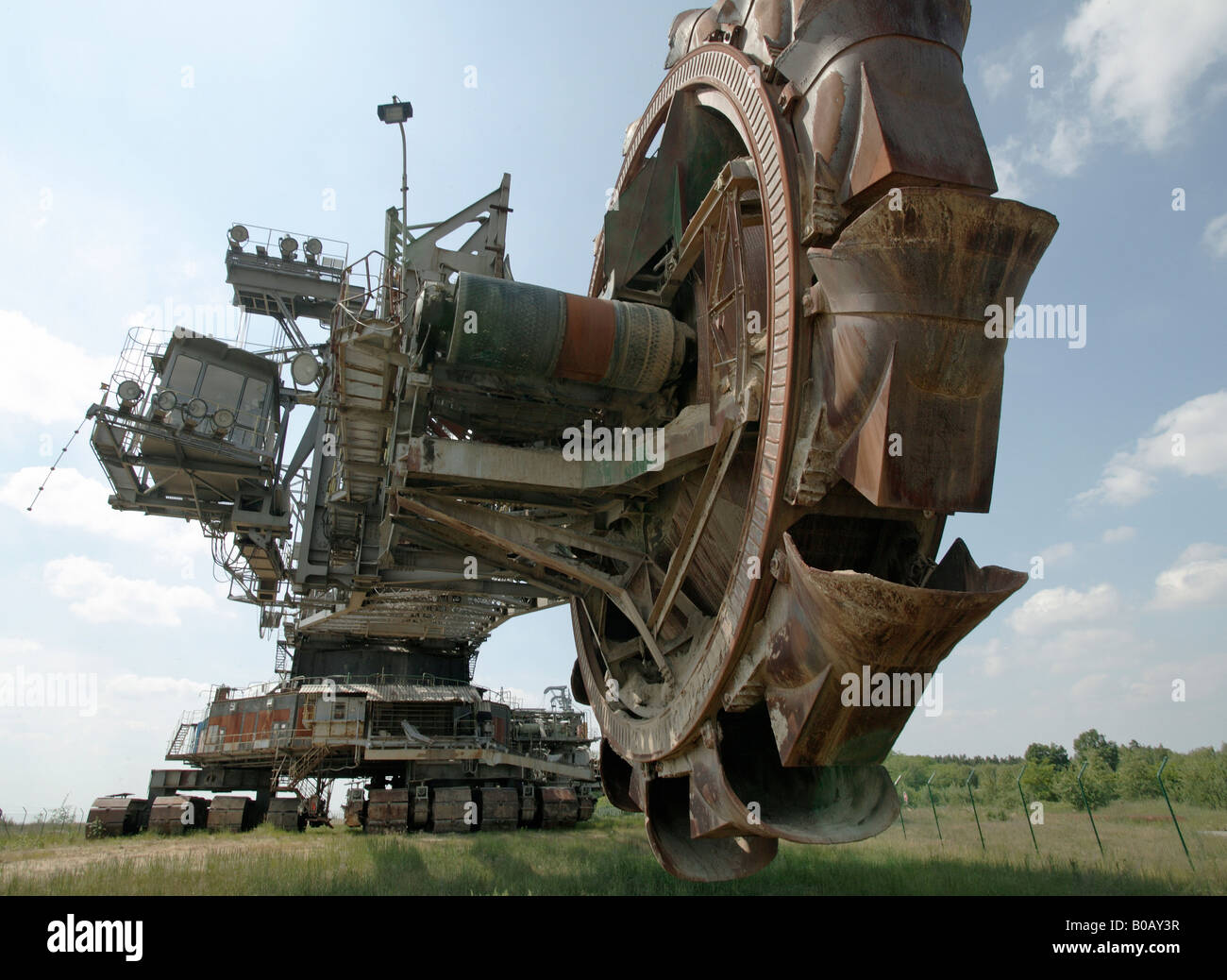 An old coal digger, Welzow, Germany Stock Photo: 17451163 - Alamy